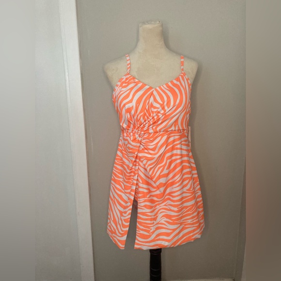 Grace Karin | Swim | Grace Karin Orange And White Striped One Piece ...